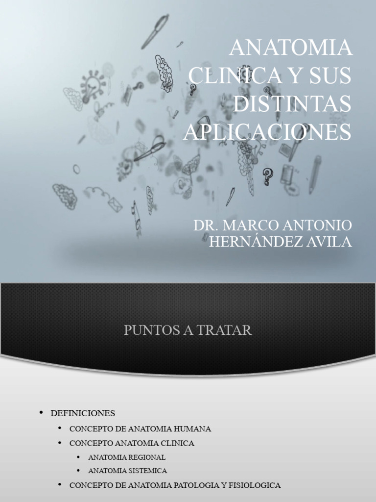 Anatomía Clínica y Aplicaciones Prácticas | PDF | Términos anatómicos ...