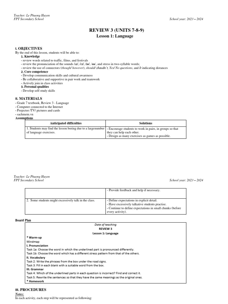 TA7-Review 3 | PDF | Human Communication | Linguistics