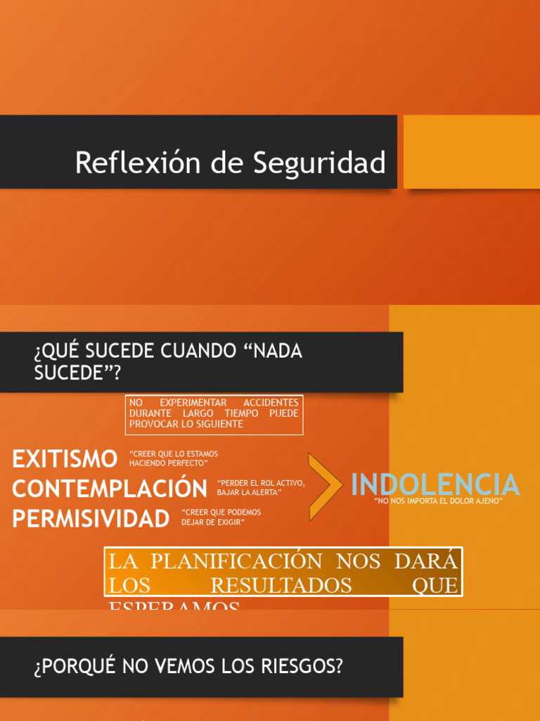 Reflexión de Seguridad CS | PDF