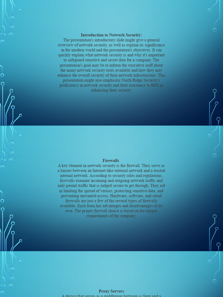 Case Project 9-9 North Ridge Security | PDF | Security | Computer Security