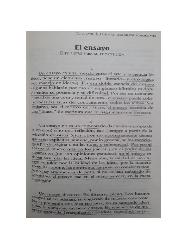 Pistas para Un Ensayo - Fernando v. (7812) | PDF