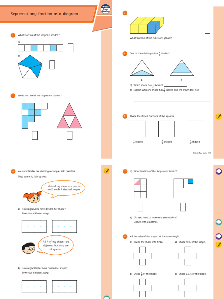 Y7 Autumn Block 5 WO10 Represent Any Fraction As A Diagram 2019 | PDF ... Y7 Autumn Block 5 WO10 Represent Any Fraction As A Diagram 2019 | PDF ...