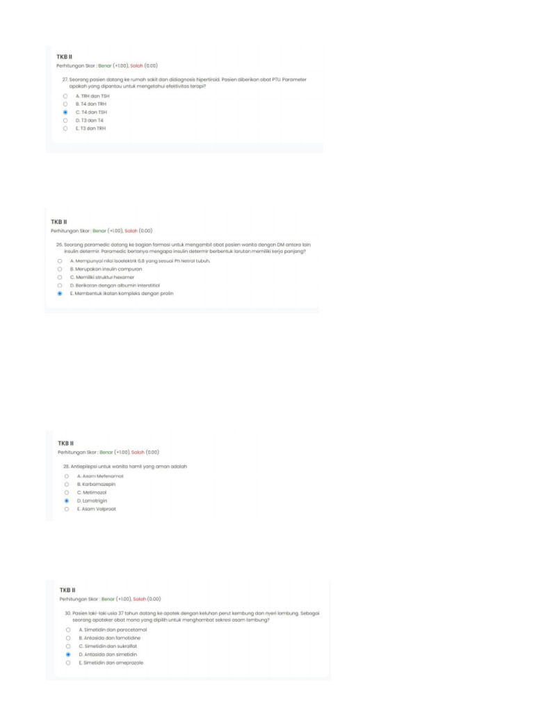 latihan soal apoteker | PDF