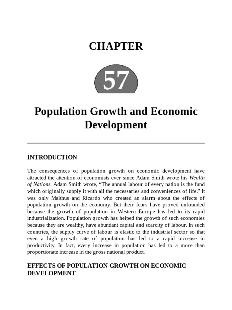 Population Growth and Economic Impact | PDF | Cost Of Living | Economic ...