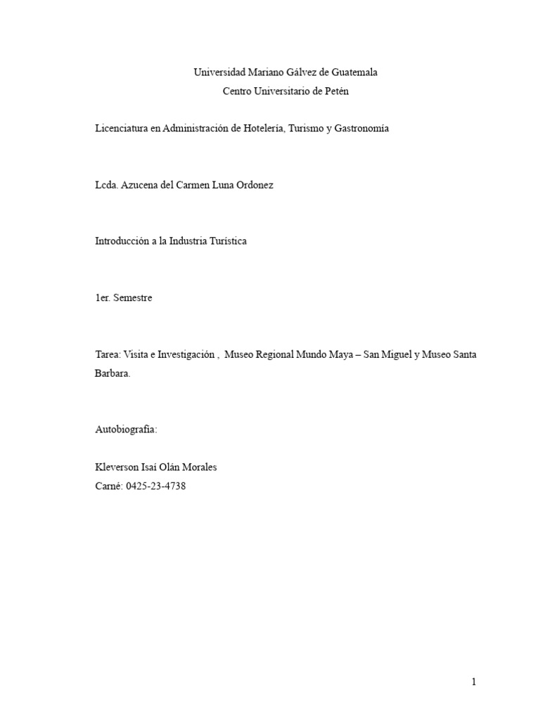 Tarea - Museos 2 | PDF | Civilización maya | Museo