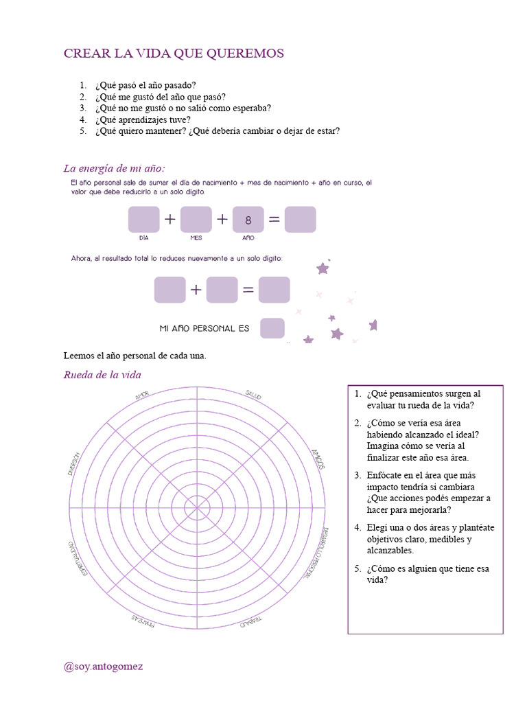 Reflexiones para Crear tu Vida Ideal | PDF