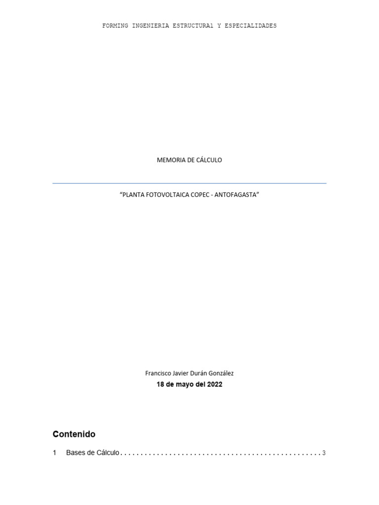 MC Techo Copec v1 | PDF | Ingeniería estructural | Ingeniería Sísmica