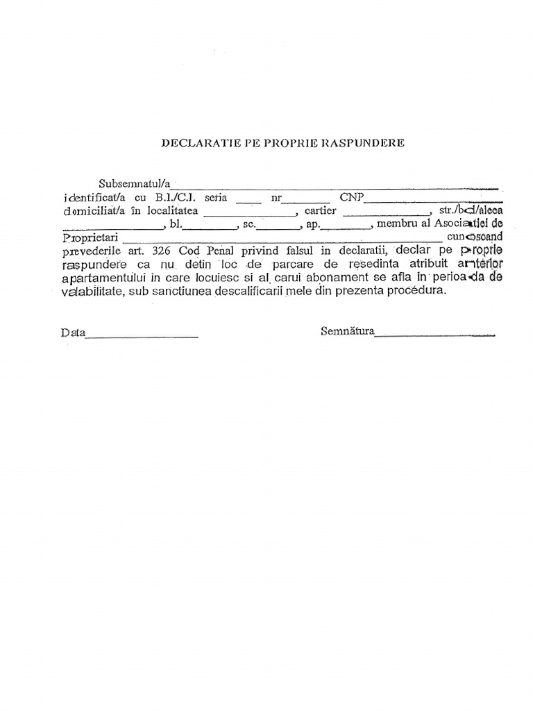 Declaratie-001-1 | PDF