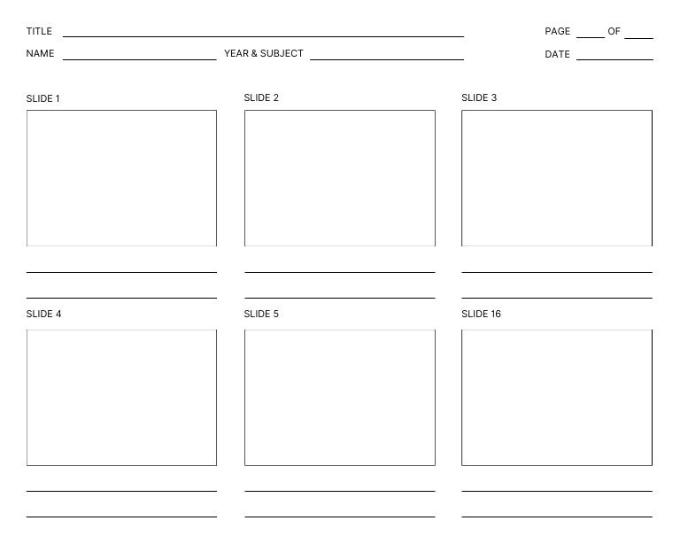 Presentation Layout Template | PDF