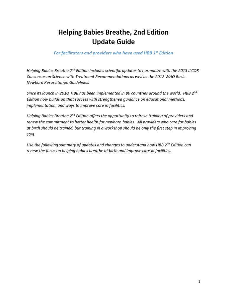 HBB2-English Update | Download Free PDF | Breathing | Cardiopulmonary ...