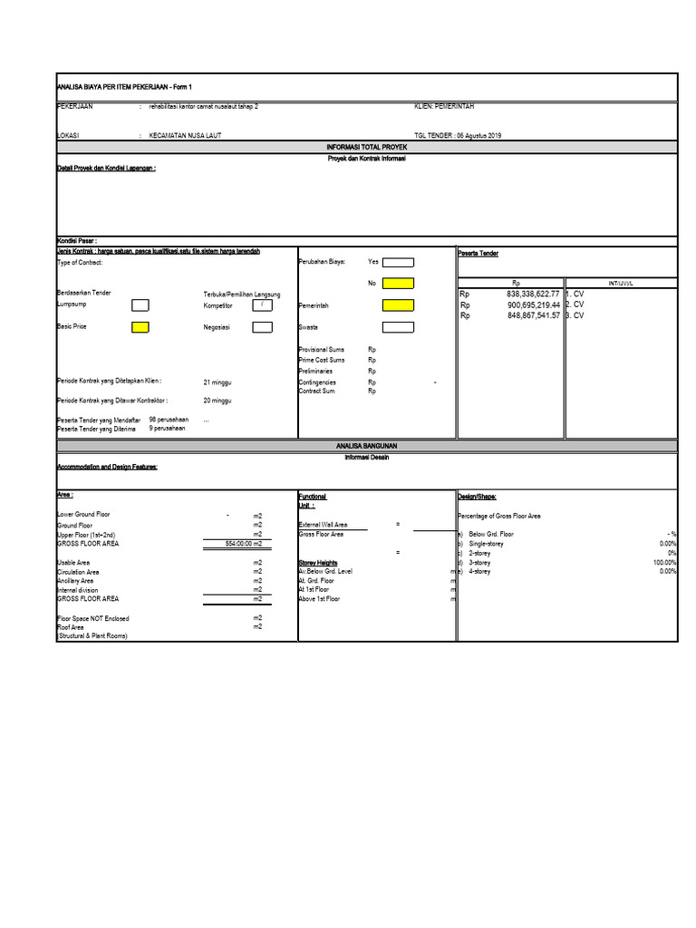 Form Eca-eb tabel menghitung gva | PDF Form Eca-eb tabel menghitung gva | PDF