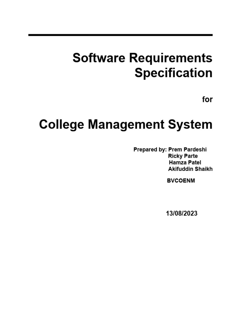 SRS College | PDF | User (Computing) | Login