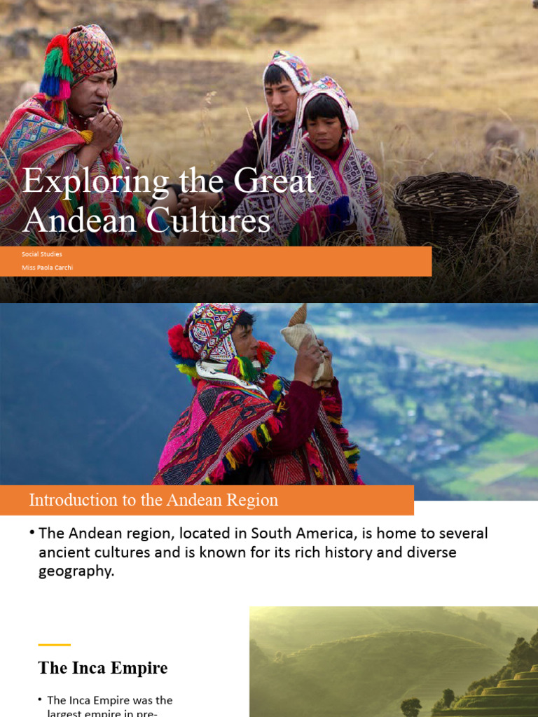 Andean Culture | PDF | Andes