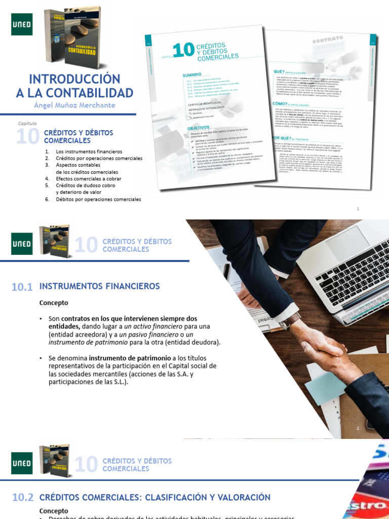 Capitulo10 Creditos y Debitos Comerciales | PDF | Contabilidad | Crédito