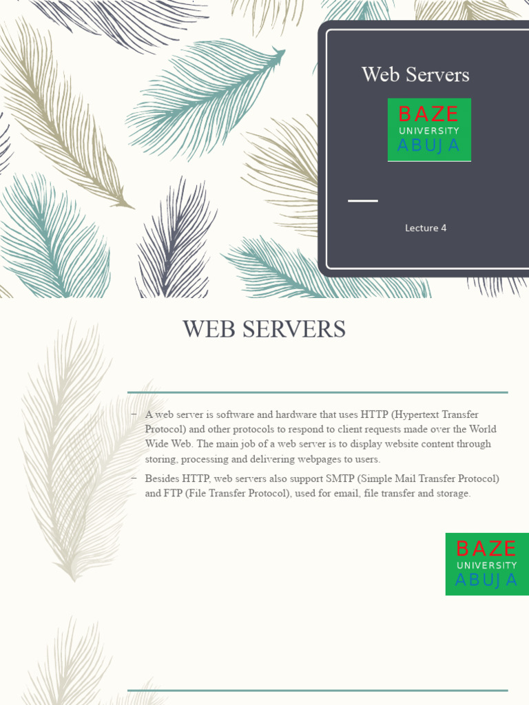 Web Servers: Functions and Types | PDF | World Wide Web | Internet & Web