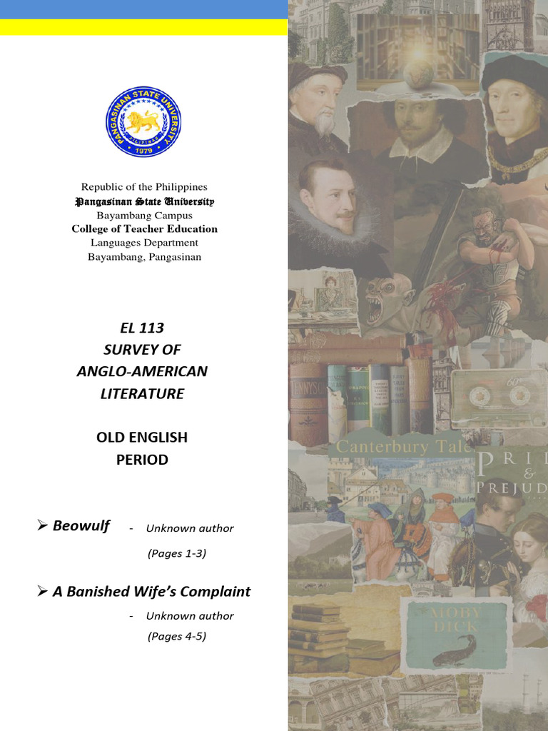 Old-English-Period-final | PDF | Beowulf | English Heroic Legends