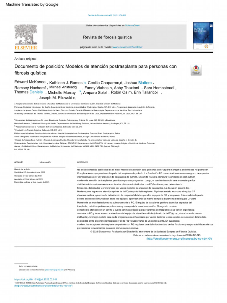 Position Paper Models of Post Transplant Care For | PDF | Transplante ...
