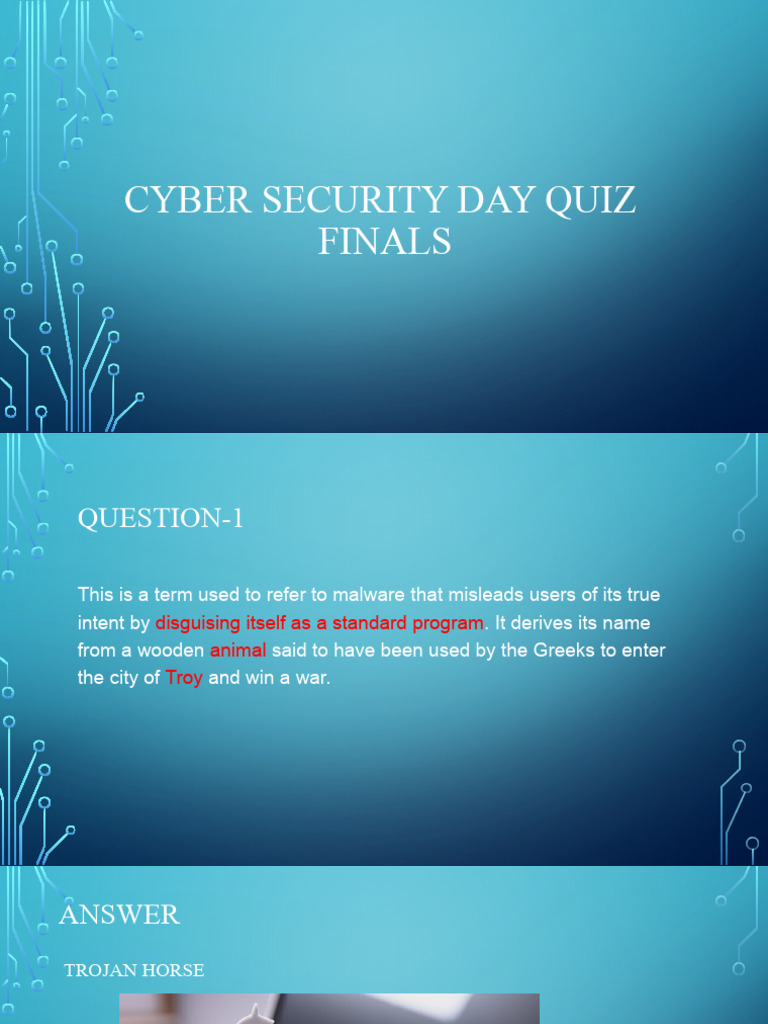 ICT Quiz | PDF | Malware | Software