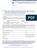 TransCelerate Curriculum Vitae Form | PDF | Health Care | Medicine