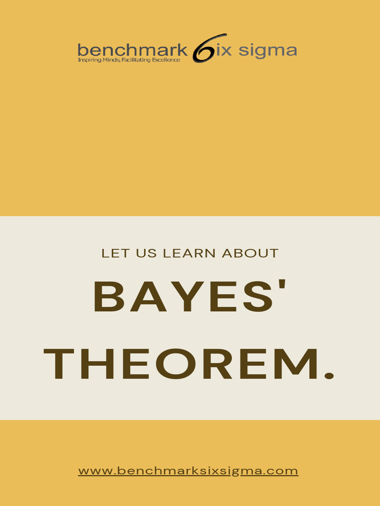 Bayes' Theorem | Download Free PDF | Probability | Measure Theory Bayes' Theorem | Download Free PDF | Probability | Measure Theory