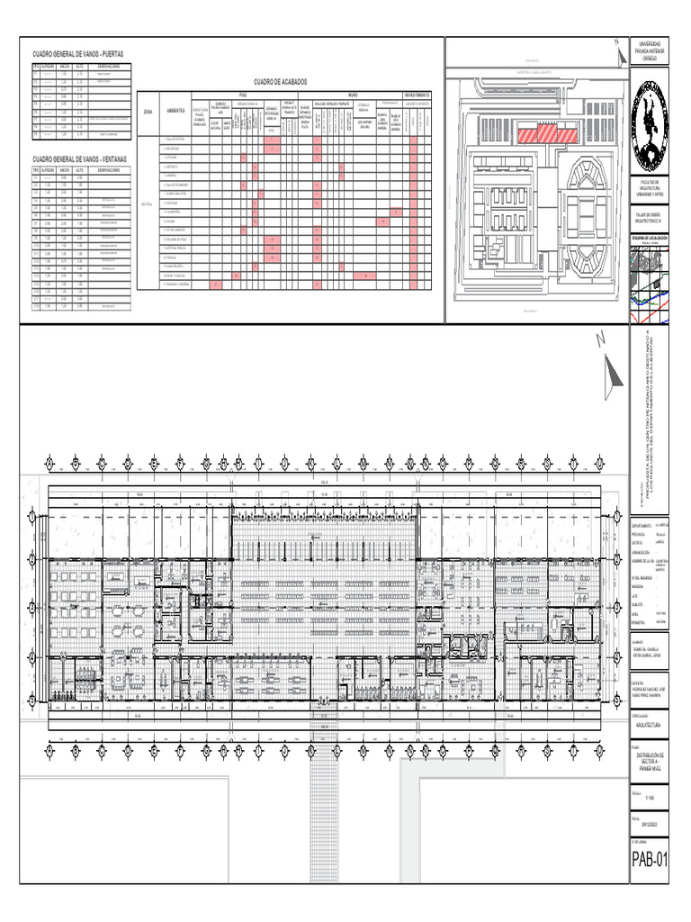 Proyecto Arquitectónico Bloque Constructivo Gomezyreyes | PDF | Color | Arco iris