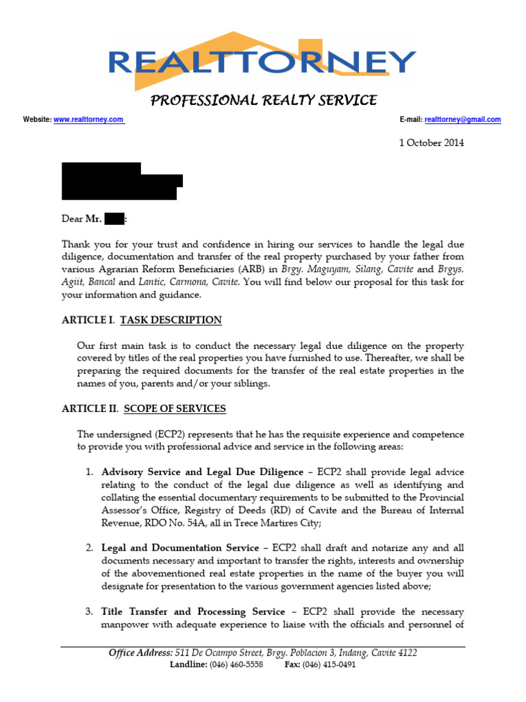 Sample Professional Service Agreement | PDF | Taxes | Fee