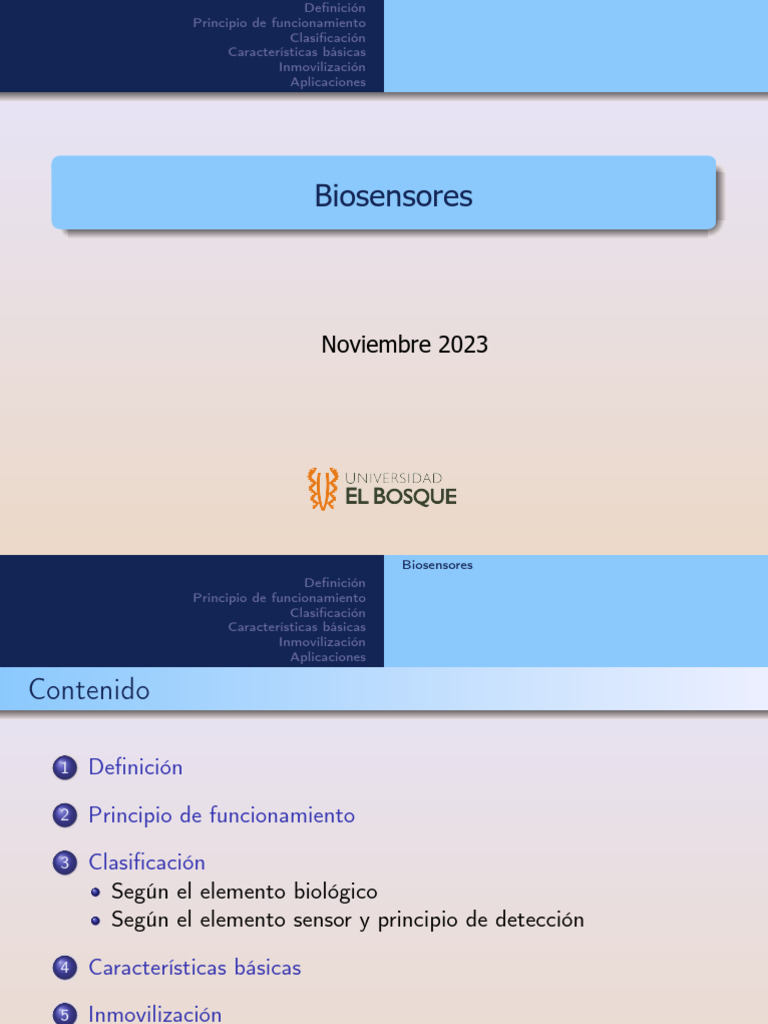 Biosensores Pdf Biosensor Sensor