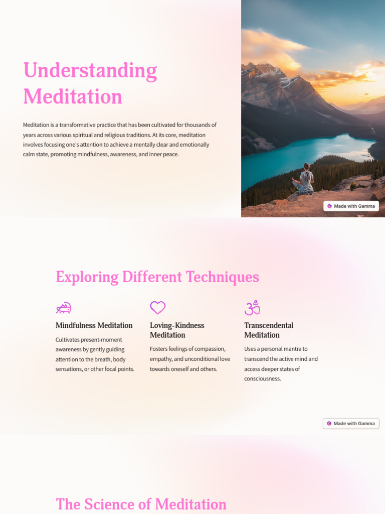 Understanding Meditation | PDF | Meditation | Mindfulness
