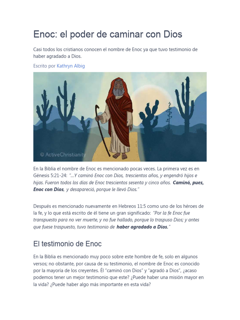 Enoc 1 | PDF | Cristo (título) | Noé
