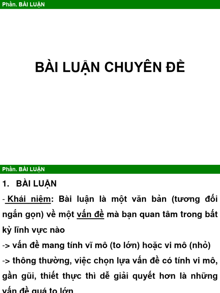 7 Cach trinh bay BAI LUAN NC | PDF