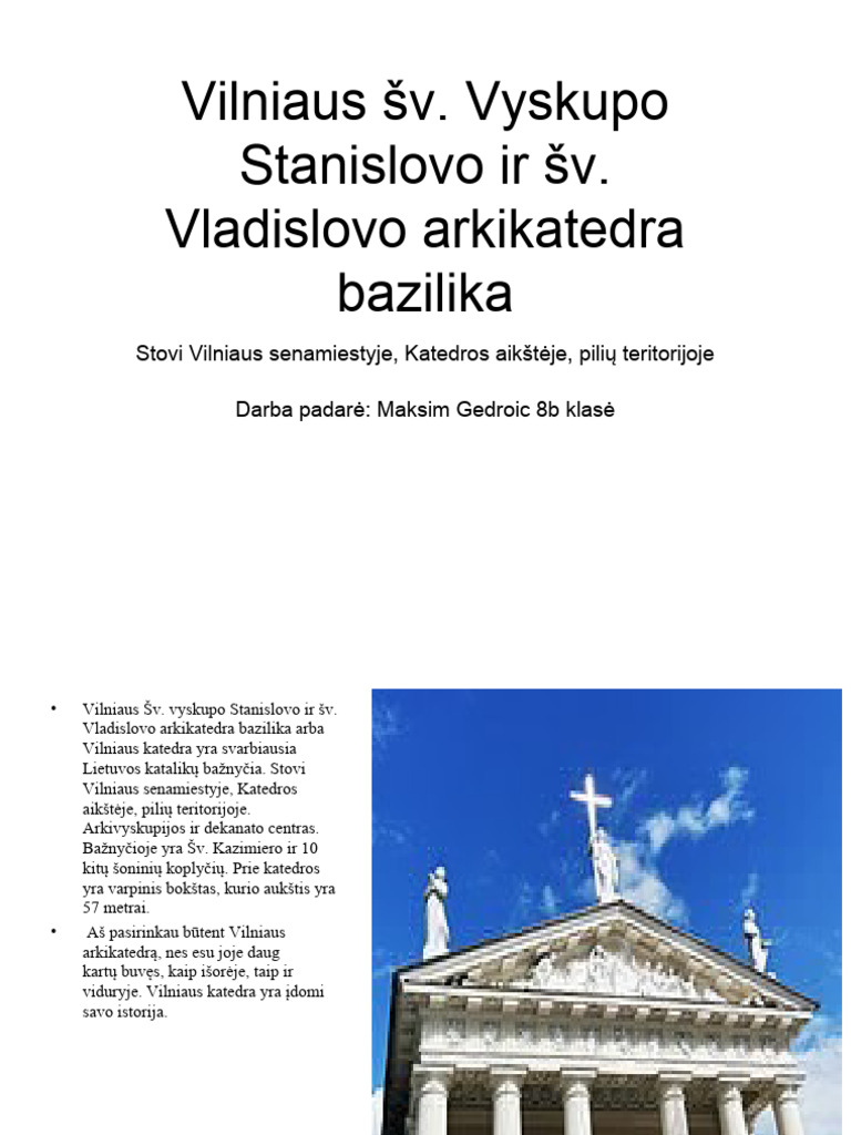 Vilniaus Arkikatedra | PDF
