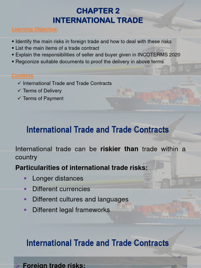 Chapter 2-3-LMS | PDF | Letter Of Credit | Economies