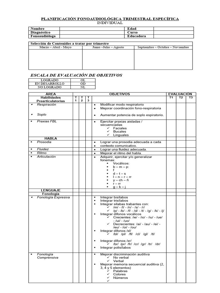 Planificacion Trimestral | PDF | Adverbio | Oración (Lingüística)