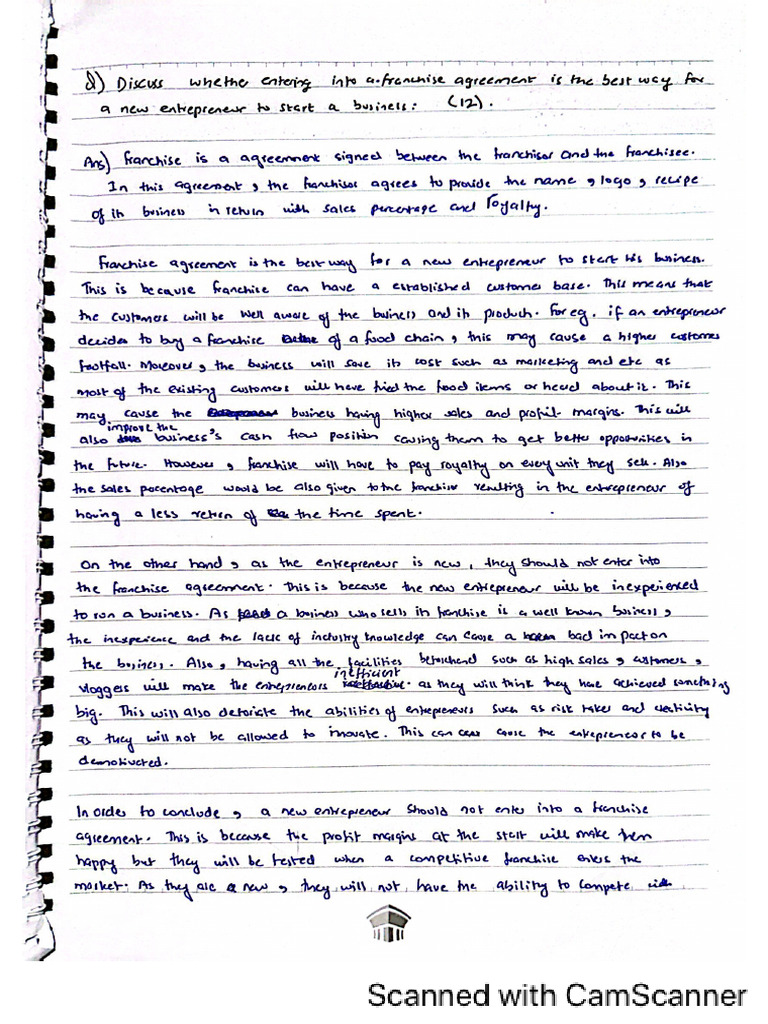 Business 12 Marker | PDF