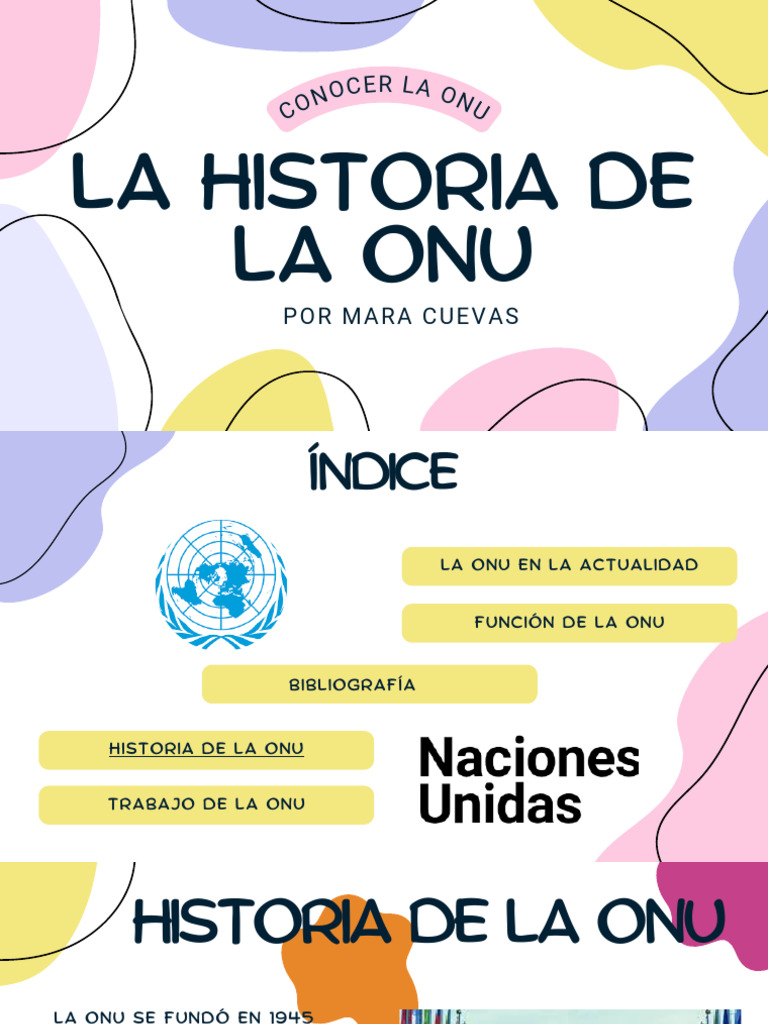 La Historia de La Onu | PDF | Naciones Unidas | Relaciones internacionales