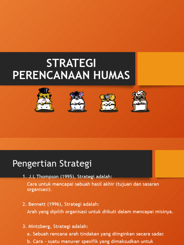 Strategi Perencanaan Humas New | PDF | Karier & Perkembangan | Ilmu Sosial