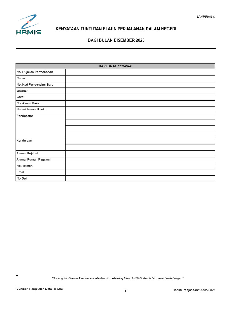 Contoh Penulisan TNT KPA | PDF