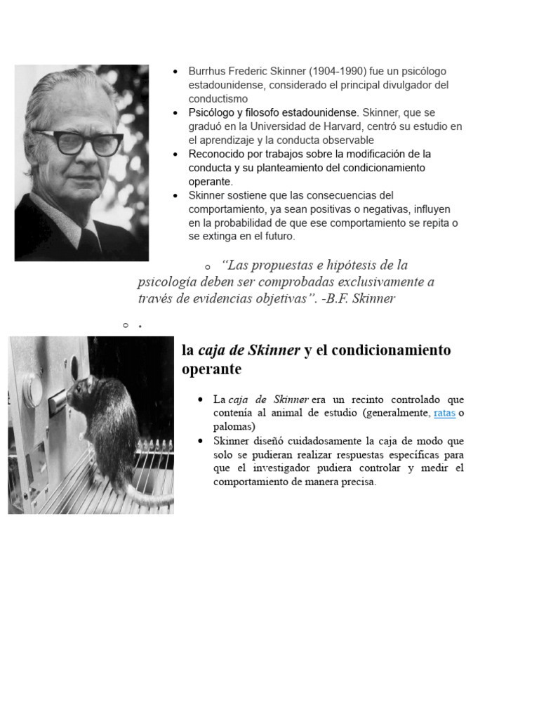 Burrhus Frederic Skinner | PDF