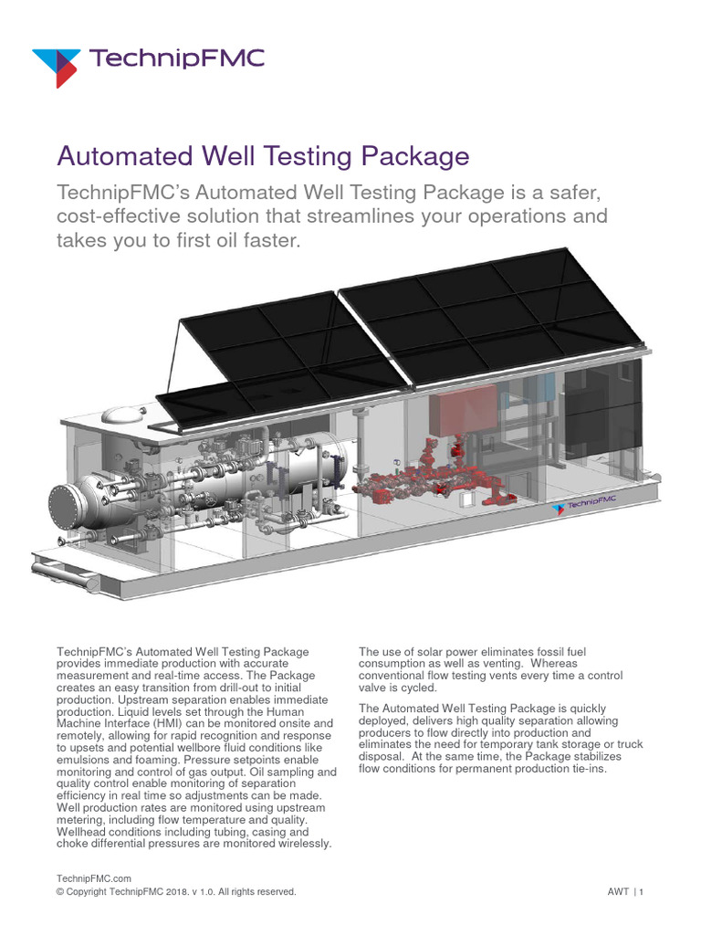 Automated Well Testing Package - Datasheet - 06.18 | PDF | Automation