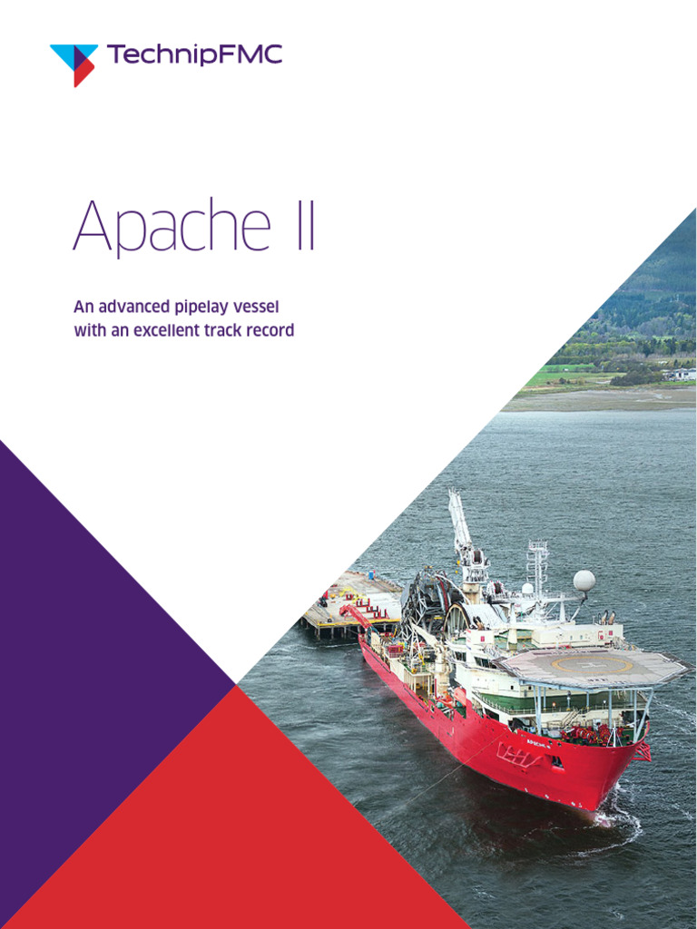 Apache II: Advanced Pipelay Vessel | PDF | Crane (Machine) | Pipe ...