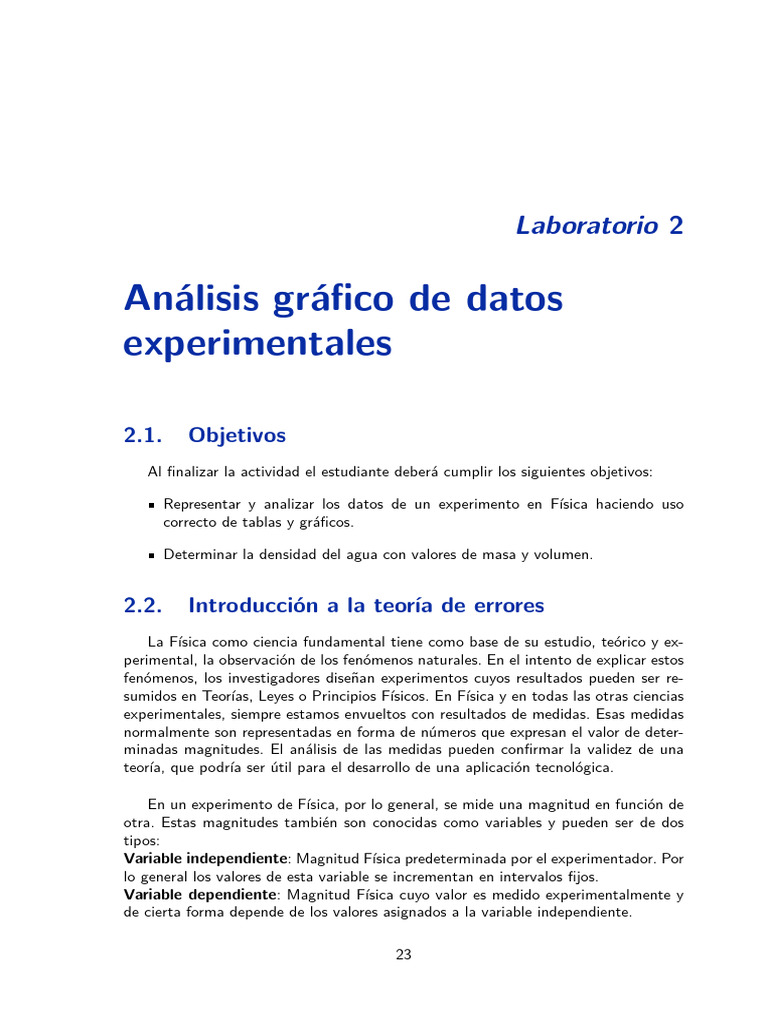 Laboratorio 2 - Ing Civil - Física 1 | PDF | Variable (Matemáticas) | Experimentar