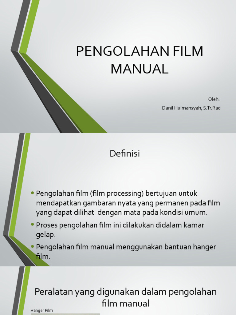 Panduan Lengkap Pengolahan Film Manual | PDF