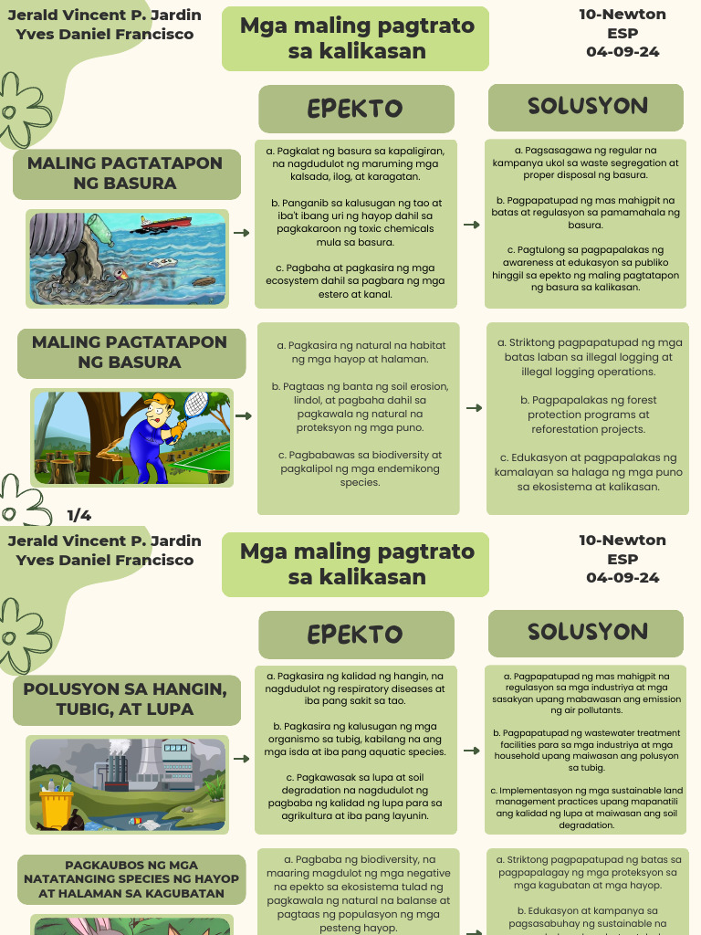 Epekto: Solusyon | PDF