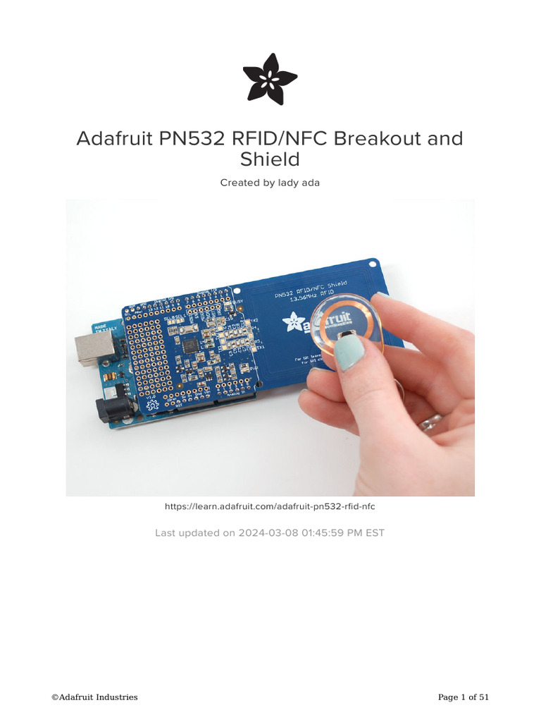 Adafruit PN532 RFID/NFC Guide | PDF | Computer Engineering | Information And Communications ...