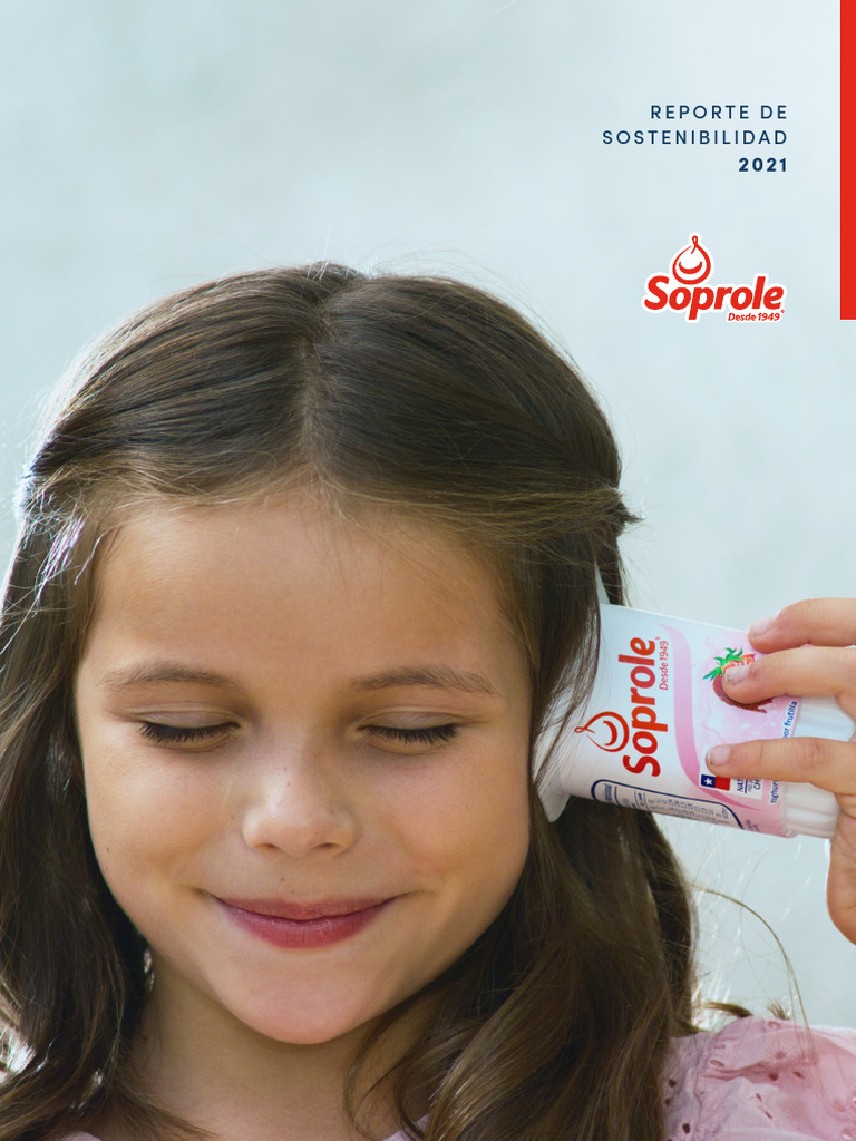 Reporte Soprole 2021 ESP | Descargar gratis PDF | Leche | Nutrición
