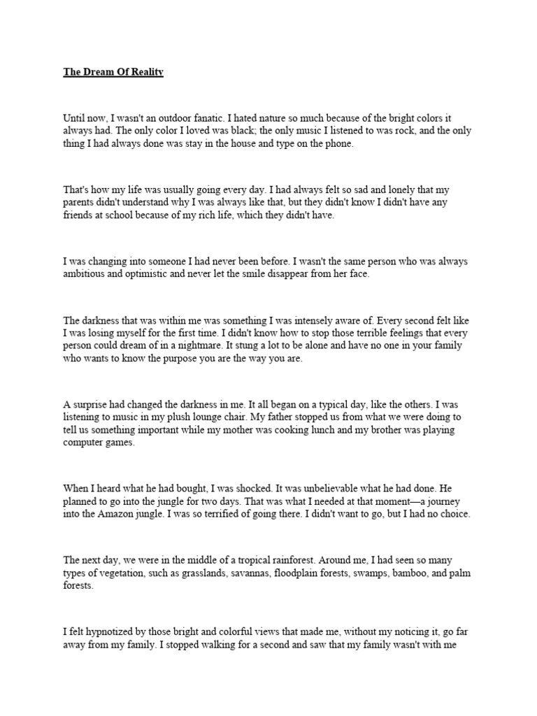 Rediscovering Life in the Jungle | PDF