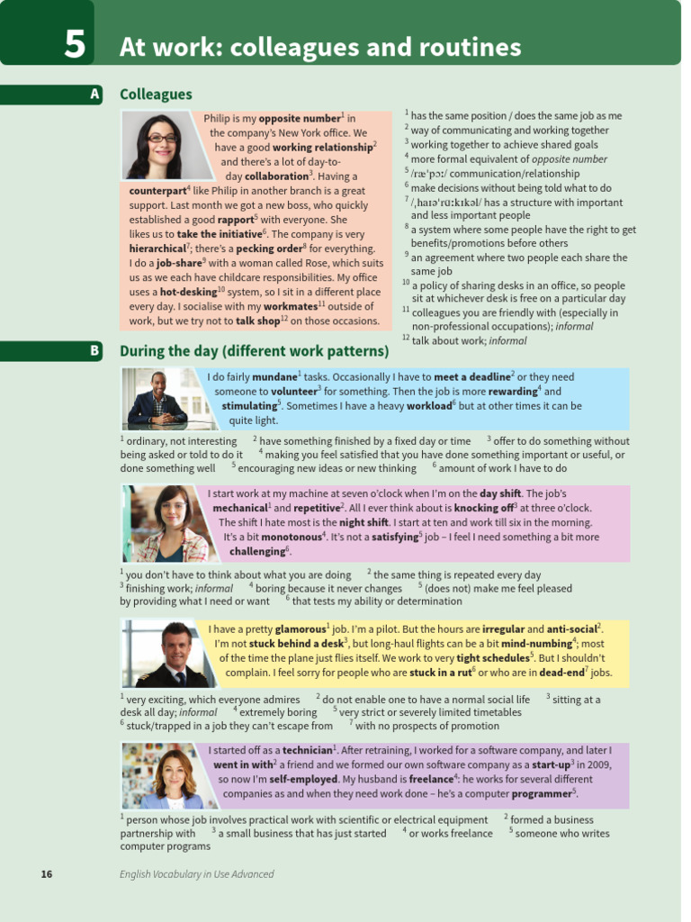 Colleagues and Work Relationships | PDF