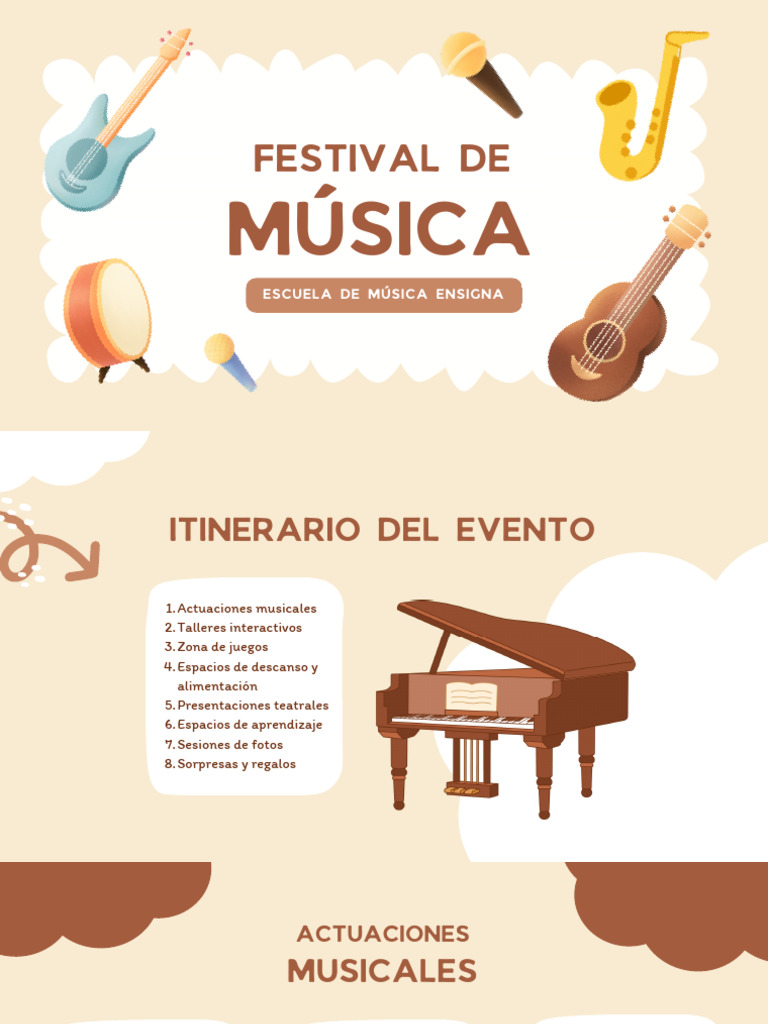 Festival de Música en Escuela Esigna | PDF | Musicología | Las artes ...