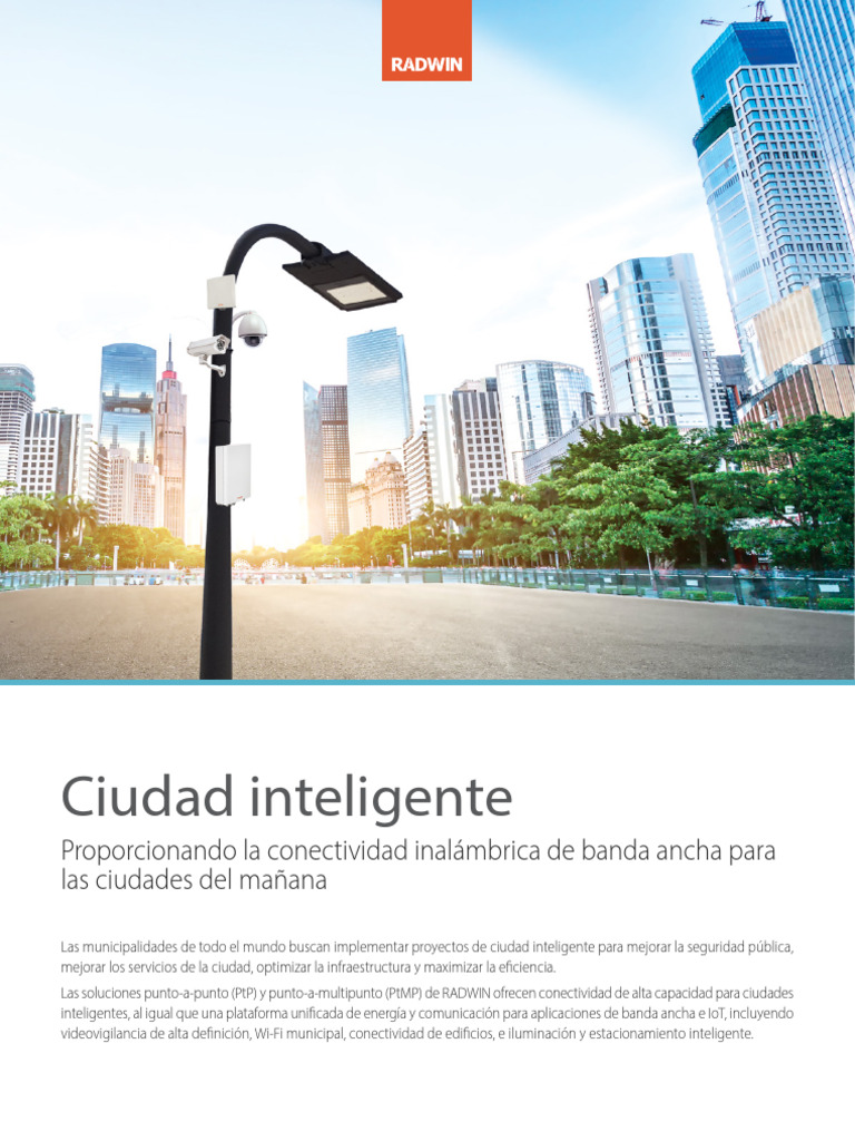 Smart City Brochure ES W Nov 2019 | PDF | Internet de las Cosas ...
