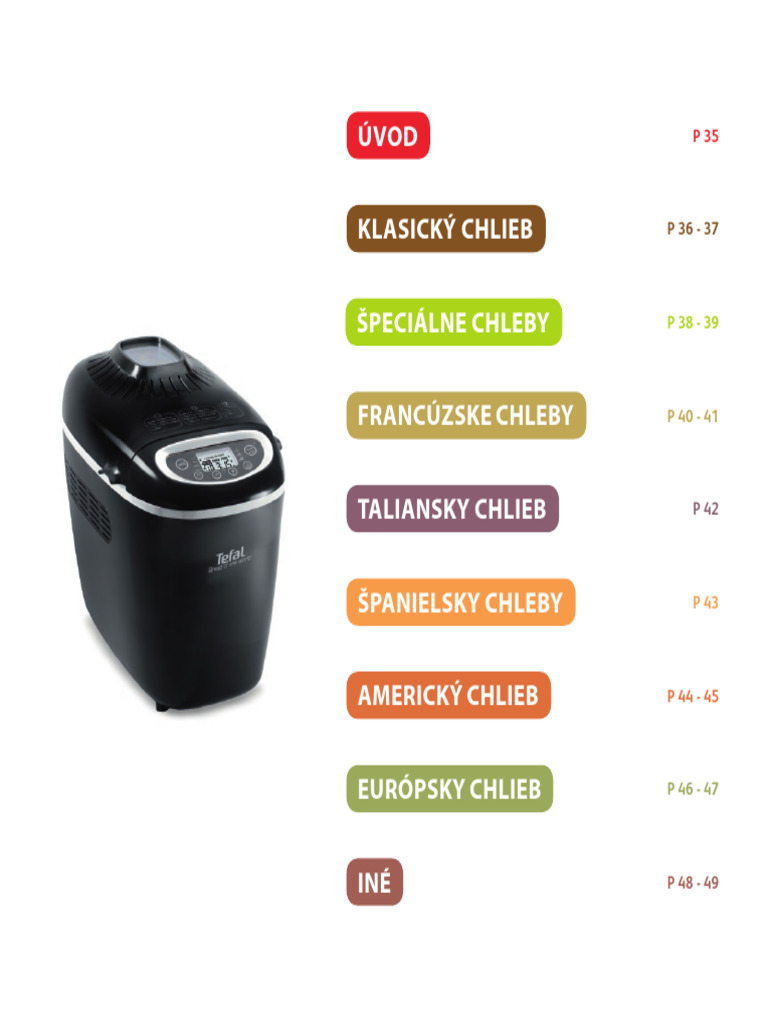 Tefal Recepty | PDF